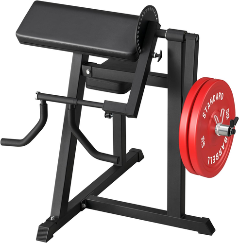 GMWD Bicep Tricep Curl Machine, 250LBS Plate Loaded Bicep Curls and ...