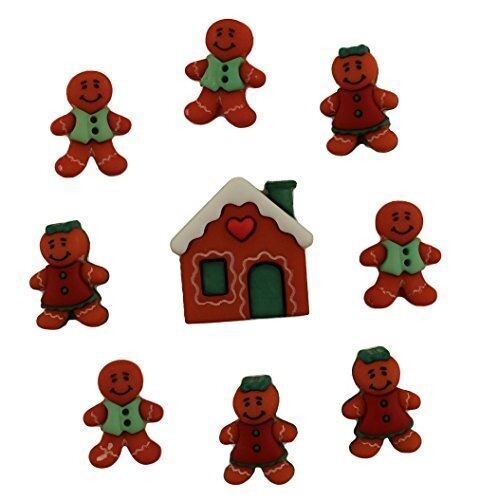BUTTONS GALORE BUTTON THEME PACK - GINGERBREAD COTTAGE | eBay