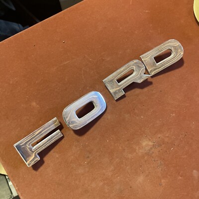 1965 1966 Ford F100 Truck Grill Hood Letters # C5TB-8A342-A, B,C,D | eBay