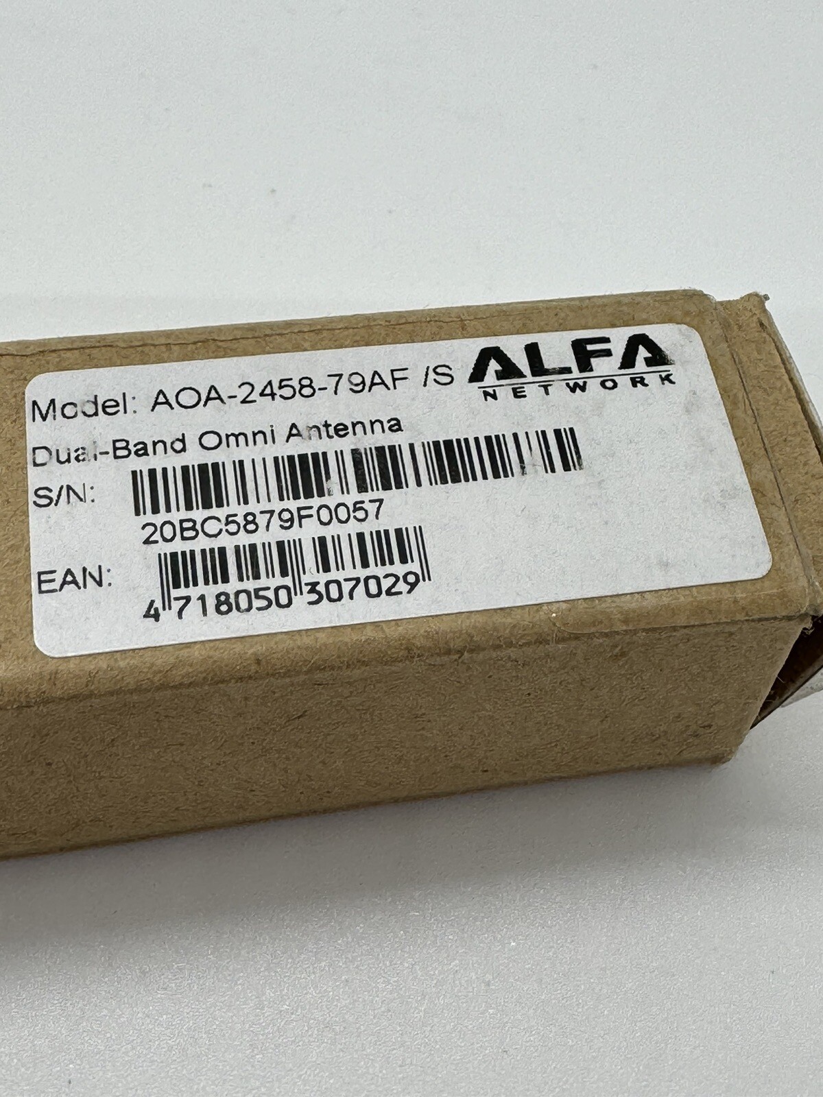 Alfa 9 dBi AOA-2458-79AF 2.4/5 GHz Dual Band Outdoor WiFi omni antenna ...