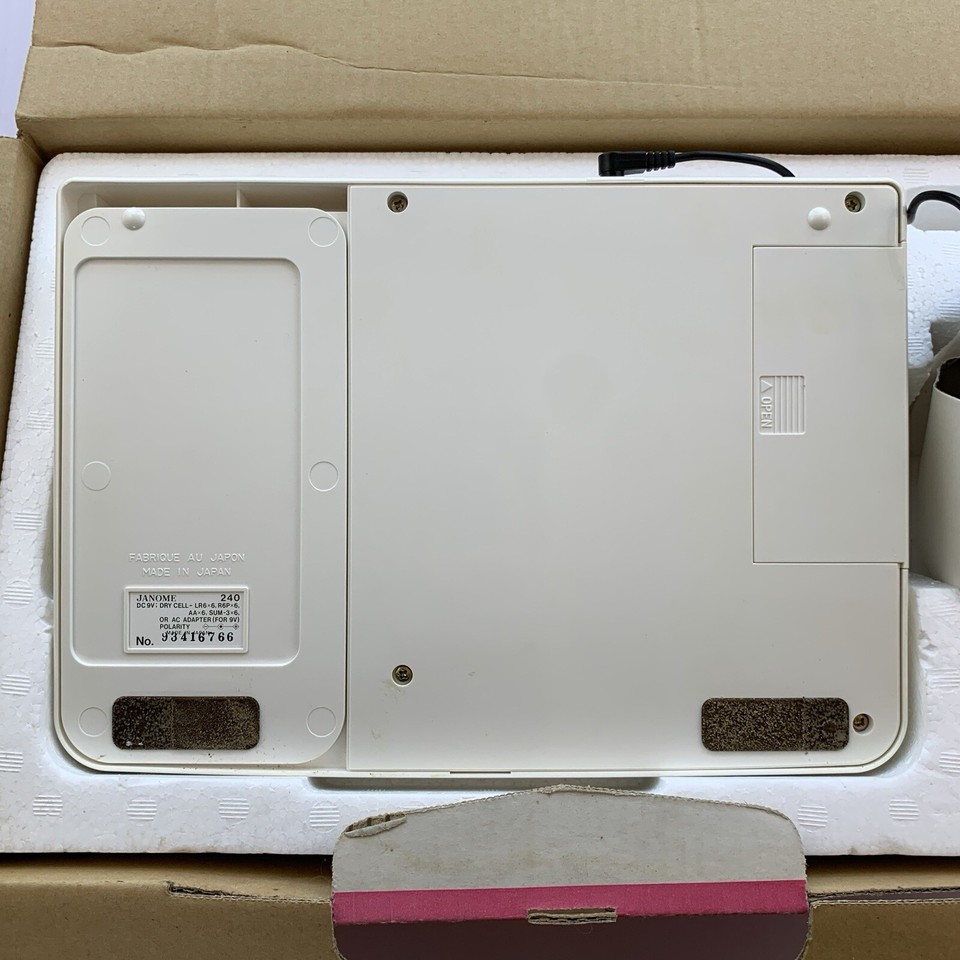 Janome Memory Craft Scan 'n Sew 240 Embroidery Scanner Machine Working ...