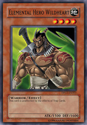 Elemental Hero Wildheart - DP03-EN003 - Common - Unlimited Edition x1 ...