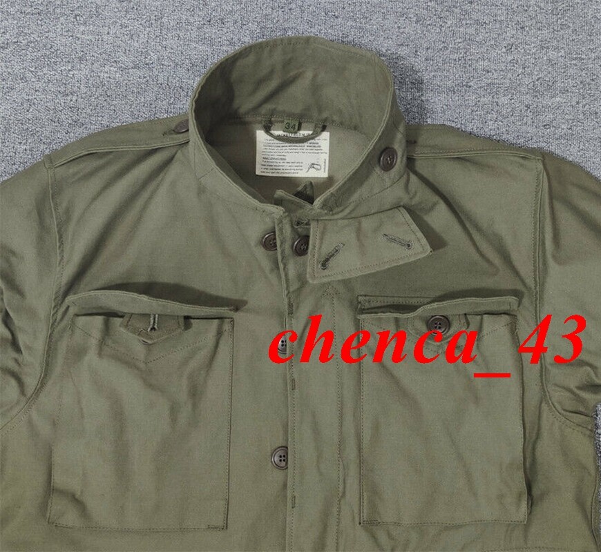 WW2 US Military M43 Field Jacket Reproduction WWII U.S. ARMY M1943 ...