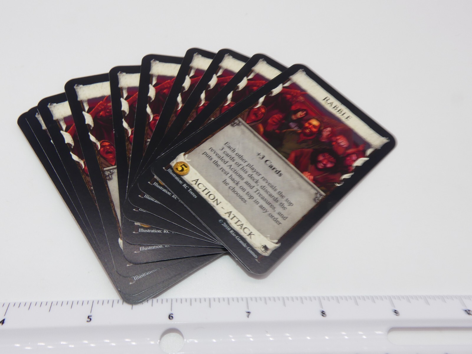 2010 Dominion Prosperity 1st Board Game Lot 11 Rabble Cards Parts Only ...