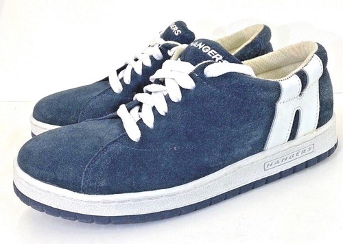 Hangers Skate Co. Suede Shoes Matty Mantz Navy White Skateboard Second ...