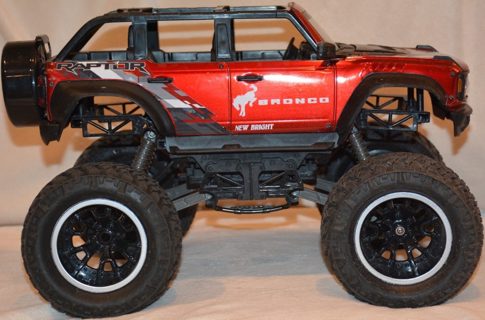 NewBright Ford Bronco Raptor Heavy Metal Remote Radio Control 4 Wheel ...