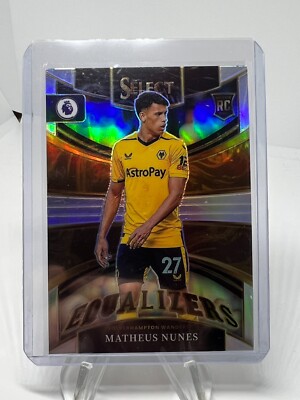 2022 -23 Panini Select EPL Equalizers Matheus Nunes RC Rookie ...