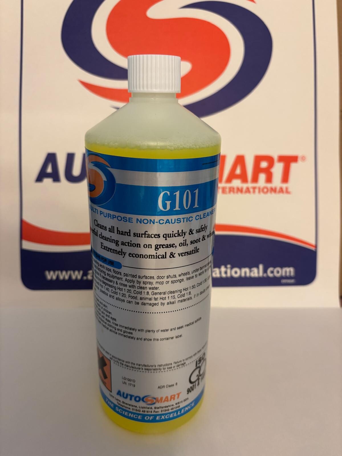 AUTOSMART G101 1LT Multi-Purpose Non-caustic DEGREASER cleaner 1 L ...