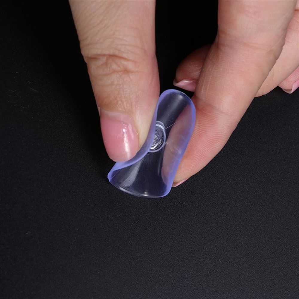 25PCS New Rubber Storage Clear Plastic Sucker Pad Suction Cup Hook | eBay