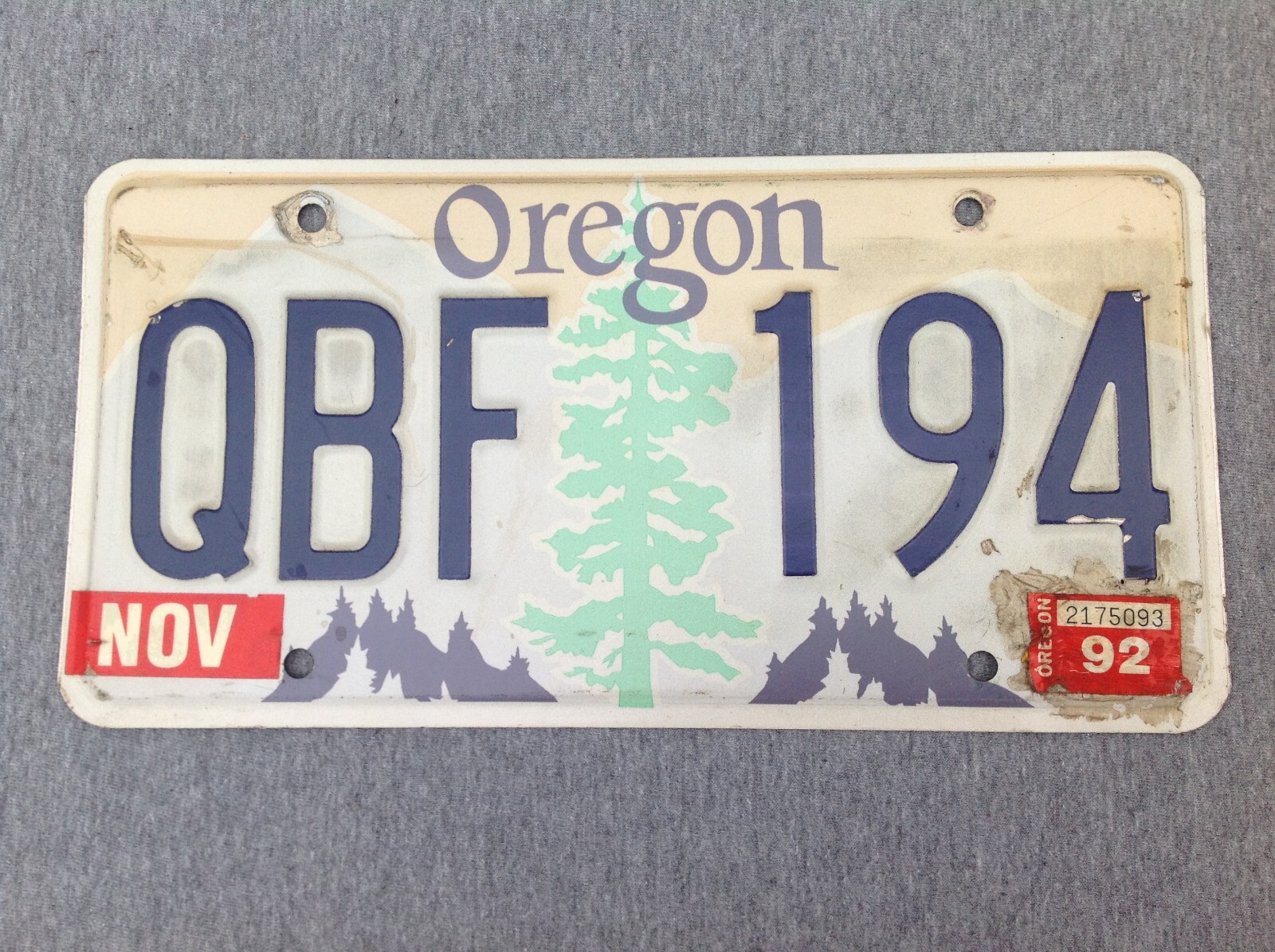 Expired Oregon License Plate | eBay