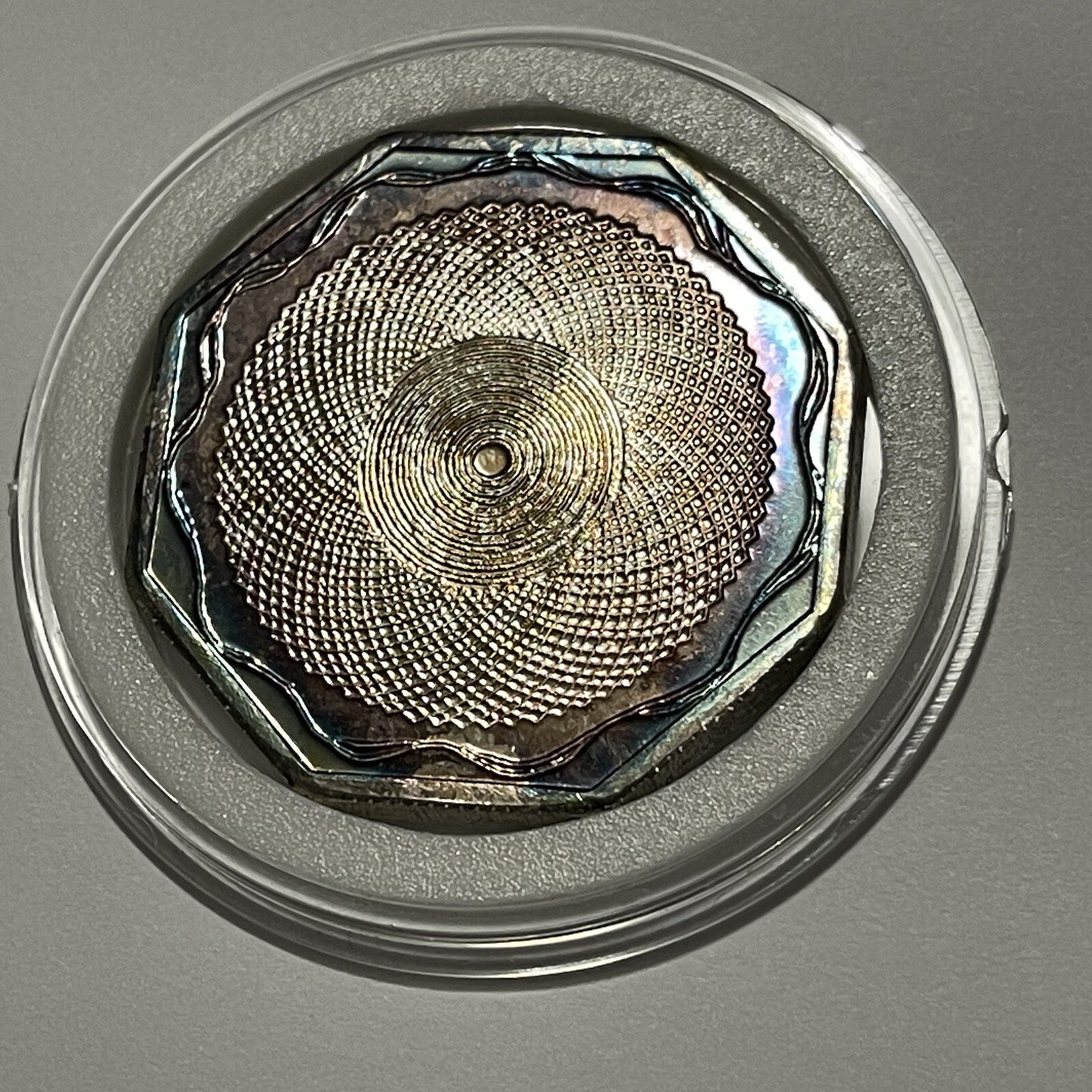 1851 Octagon Shaped Coin Copy Rainbow Toning 1 Troy Oz .999 Fine Silver ...