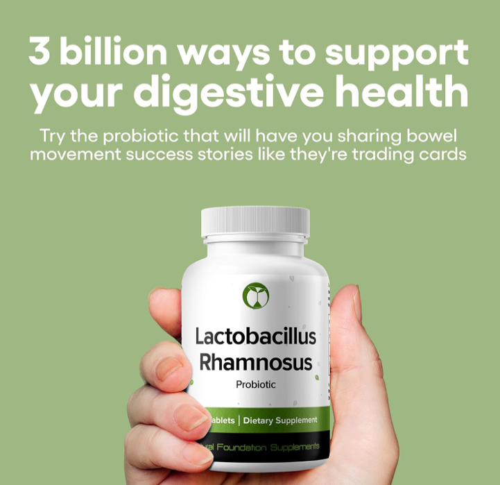 Lactobacillus Rhamnosus 240 Tablets 3Billion CFU Probiotic Travel ...