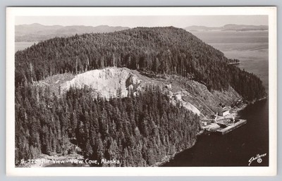 Air View View Cove Dall Island Limestone Quarry Alaska RPPC Postcard | eBay