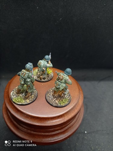 Bolt Action 28mm WW2 US Marines Army 10 men Squad PROPAINTED Warlord ...