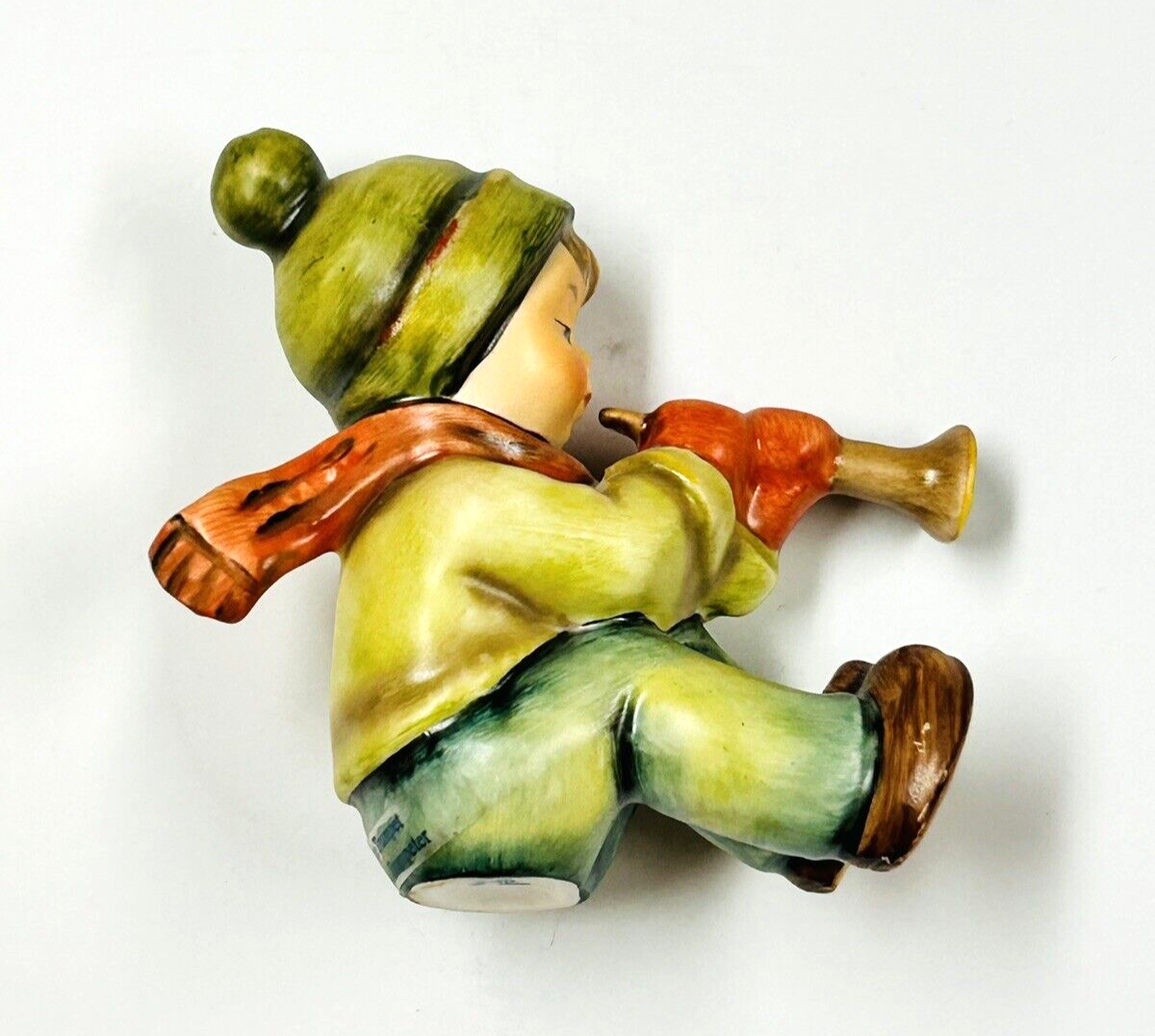 Goebel Hummel Sound The Trumpet Figurine #303 3" H Boy With Horn Hum ...