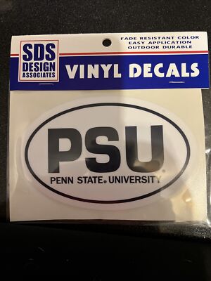 Penn State University Vinyl Sticker/Decal -NCAA College Football ...