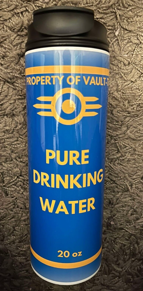 Fallout Pure Drinking Water Tumbler 20oz With A Flaw Great Price | eBay