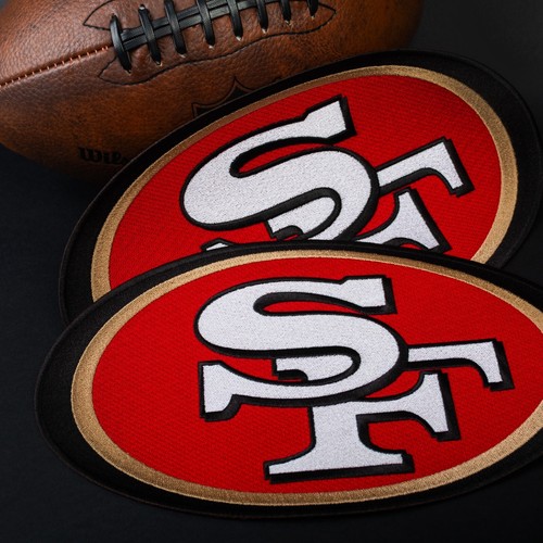 San Francisco 49ers Patch, American Football Team Logo, Embroidered ...