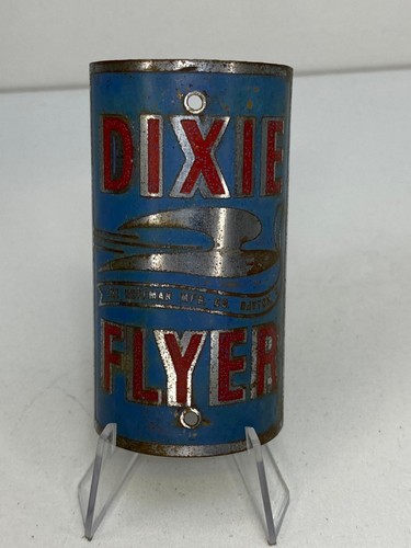 vintage Huffman DIXIE FLYER bicycle HEAD BADGE tag | eBay