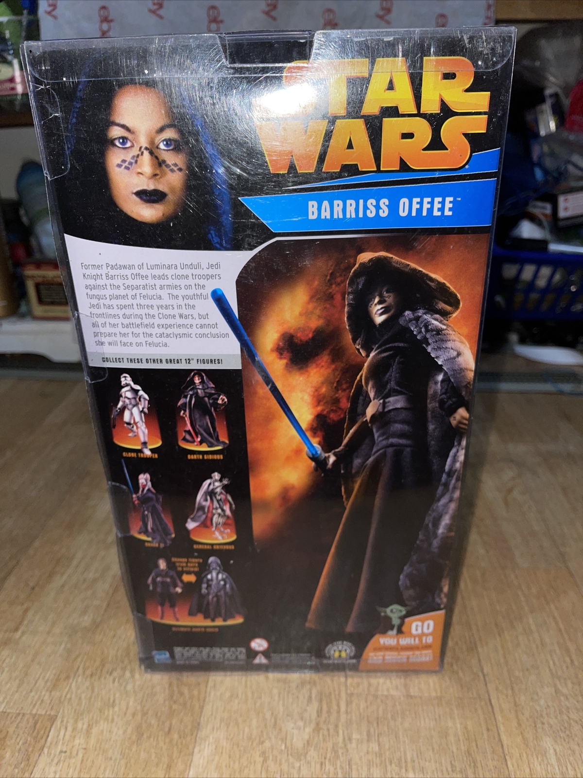 Star Wars Revenge Of The Sith Barriss Offee 12" Action Figure new ...