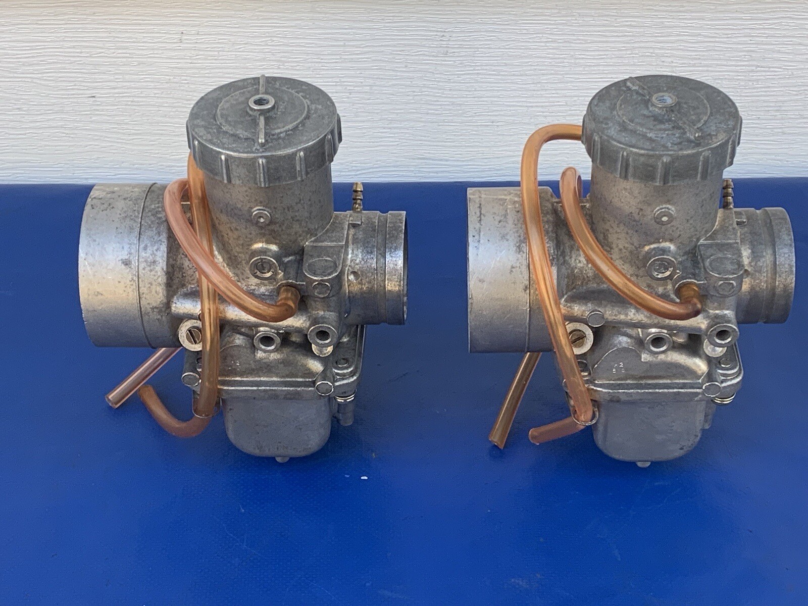 Set of 582 Rotax Carburetors Carbs With Fuel Pump Carb Boots & Cable ...
