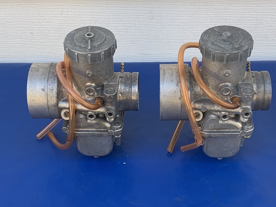 Set of 582 Rotax Carburetors Carbs With Fuel Pump Carb Boots & Cable ...