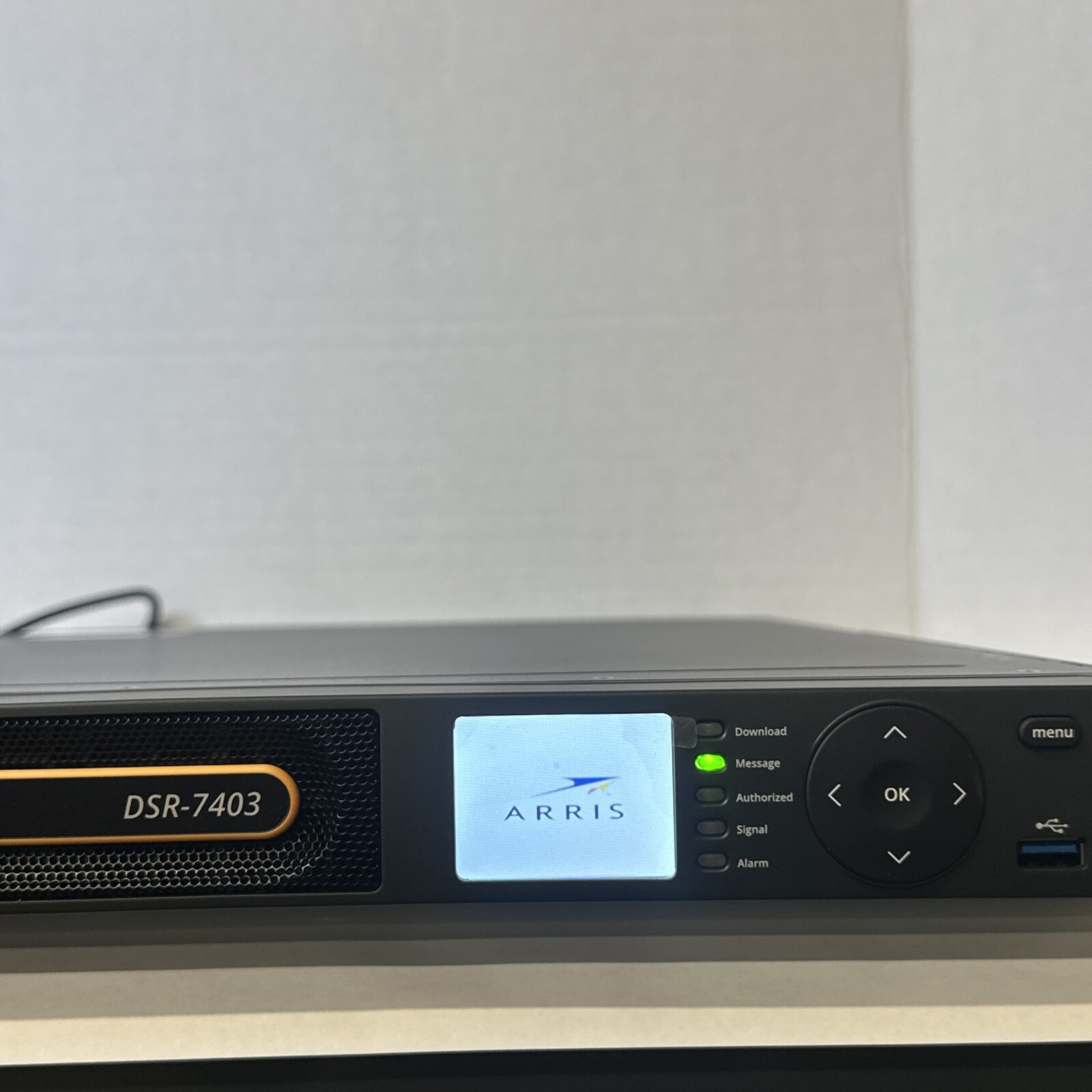 ARRIS DSR-7403 COMMERCIAL INTEGRATED SATELLITE RECEIVER/TRANSCODER ...