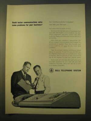 1963 Bell Telephone Ad - Better Communications | eBay