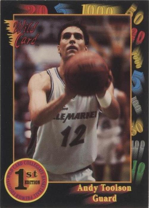 1992 Wild Card Collegiate - Andy Toolson #56 for sale online | eBay