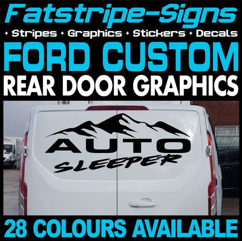 to fit FORD TRANSIT CUSTOM AUTO SLEEPER STICKERS GRAPHICS CAMPER VAN | eBay