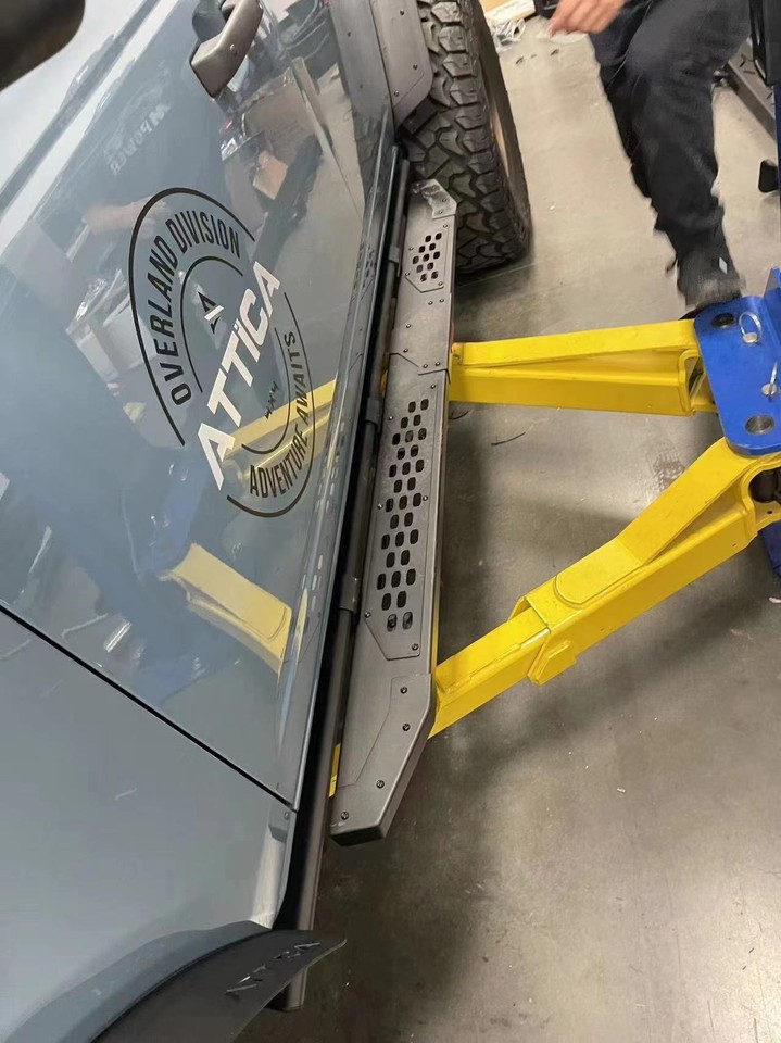2021-2026 Rock Rail Side Steps Running Boards Nerf Bars for Ford Bronco ...