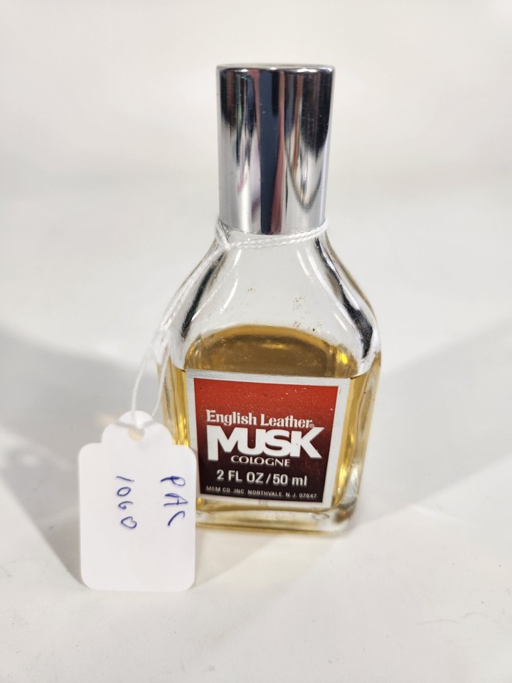 Vintage Mem Co Men's English Leather Musk Cologne Splash Over 1 oz | eBay