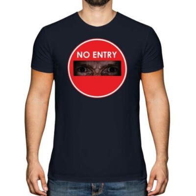 NO ENTRY ZOMBIE MENS T-SHIRT TEE TOP GIFT APOCALYPSE FUNNY | eBay Australia