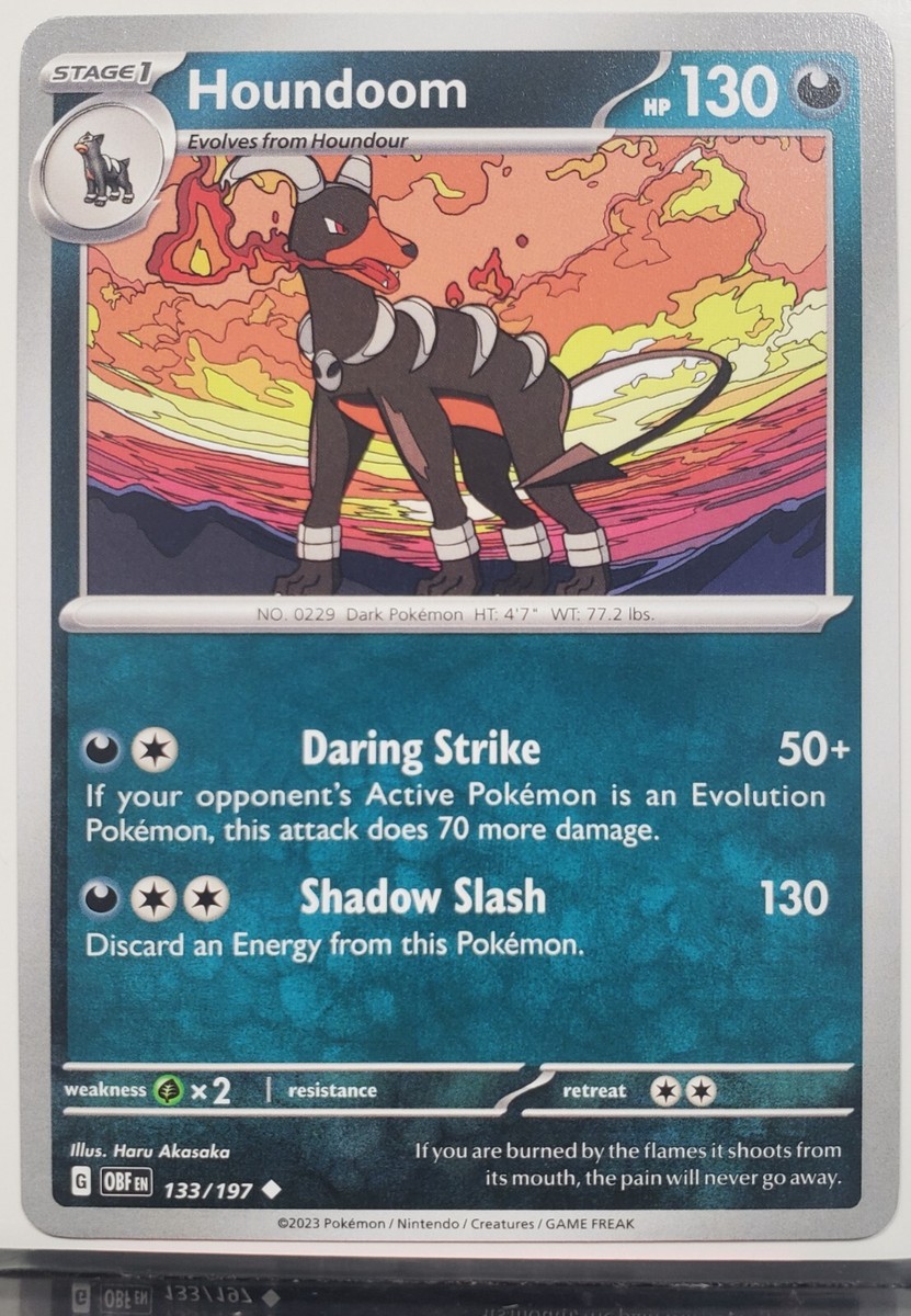 Houndoom Card