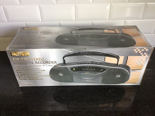 Vintage gpx Model c840c AM FM Radio Stereo Cassette Recorder | eBay