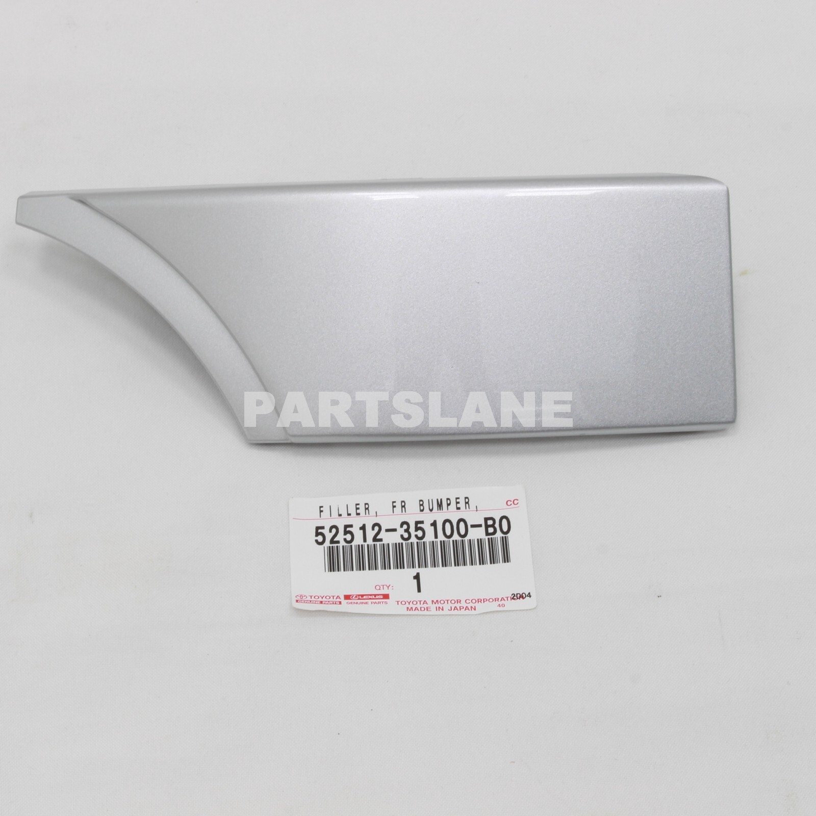 Toyota FJ Cruiser 07-14 OEM Genuine SILVER Front Bumper Filler RH 52512 ...