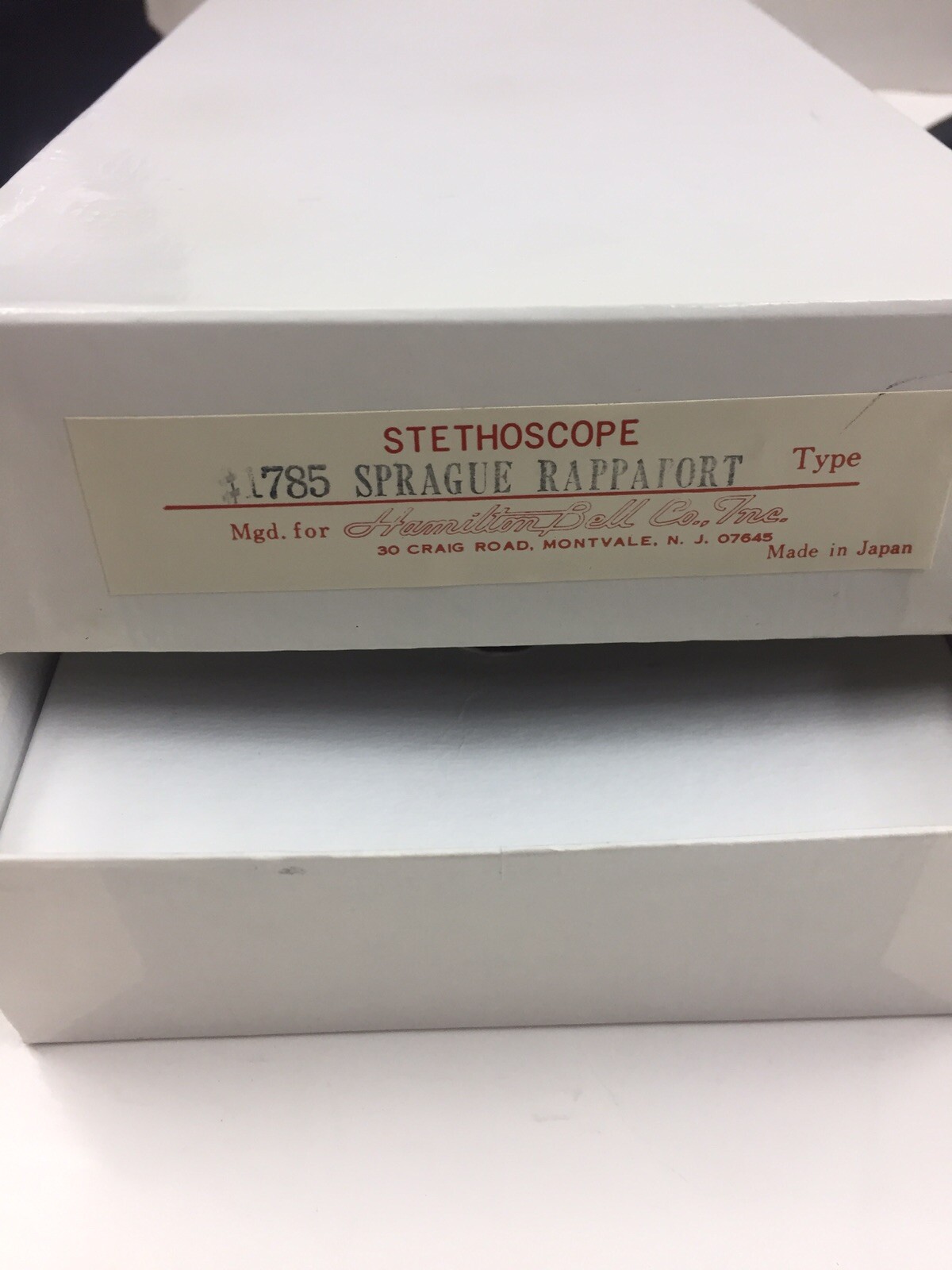 Stethoscope Sprague Rappaport * Model 1785 * Made In Japan* NEW IN BOX ...