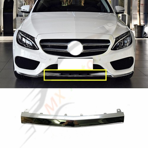 🔥For Mercedes W205 C 2015-2018 Front Bumper Lip Moulding Trim ...