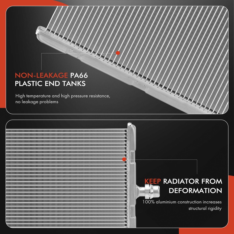 A-Premium Radiator for Mercedes-Benz W205 C300 2015-2016 C450 AMG 2016 ...