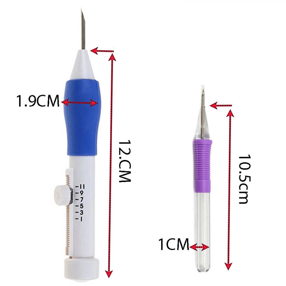 #X Punch Needle Embroidery Kits Embroidered Pen Tool for Beginners | eBay