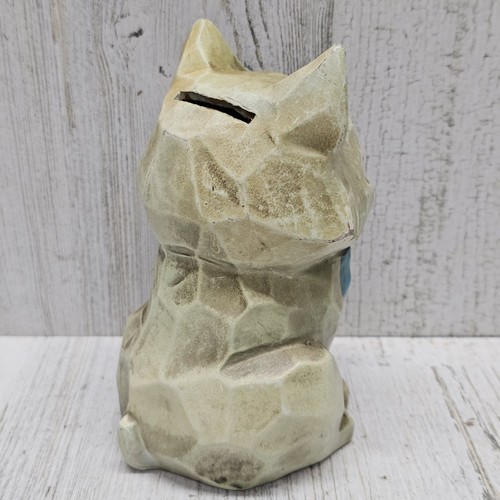 Vintage Cat Bank Napcoware Japan Green Cat Rhinestone Eyes | eBay