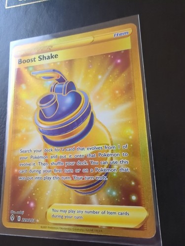 Evolving Skies BOOST SHAKE SWSH Secret Rare GOLD 229/203 Pokemon TCG | eBay