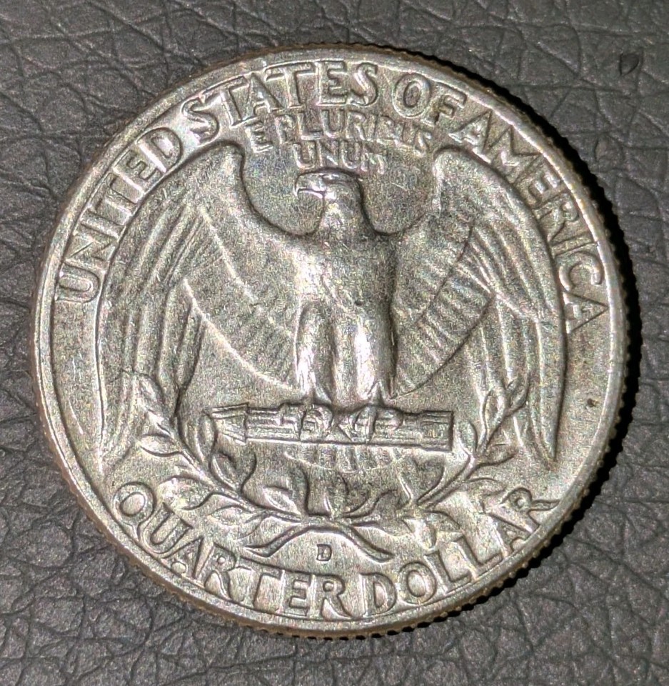 1964-D 25c Silver Quarter Hub Error "D" In God Broken D About ...