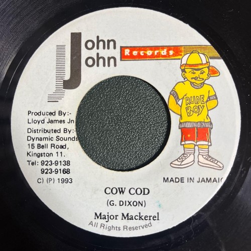 Major Mackerel Cow Cod 7 Inch Vinyl Reggae Dancehall Excellent ...
