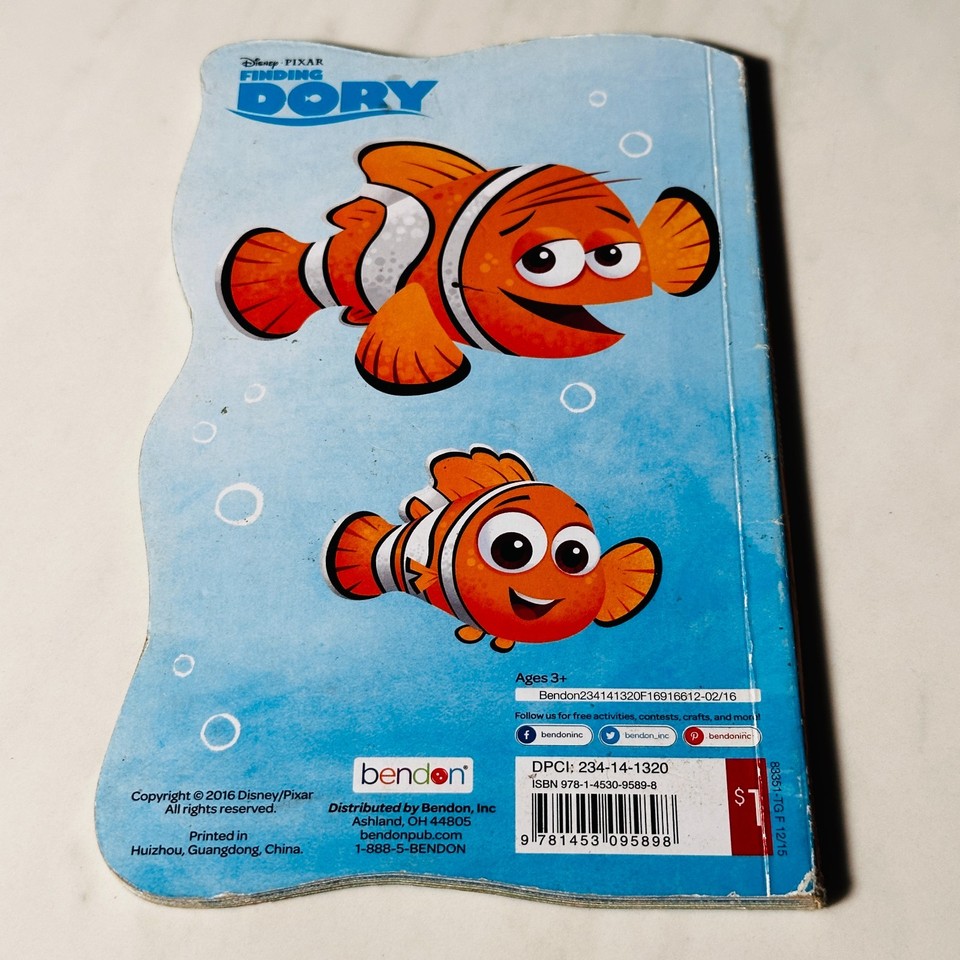 Disney Pixar Finding Dory -Finding Nemo By Bendon 2016 Children's 2 ...