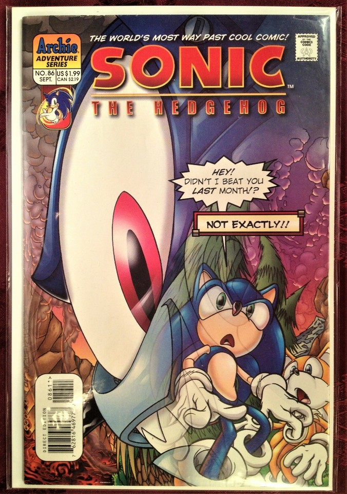 SONIC The HEDGEHOG Comic Book #86 September 2000 First Edition Bagged ...