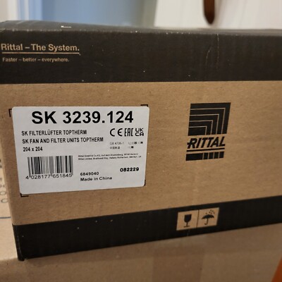 RITTAL SK3239.124 3239124 FAN AND FILTER UNITS TOPTHERM NEW IN BOX | eBay