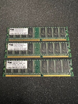 ProMOS 256MB PC3200 DDR-400MHz non-ECC Unbuffered CL3 184 ...