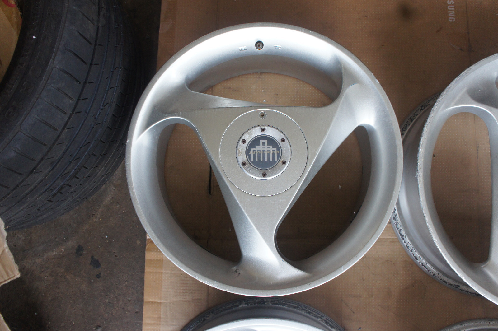 JDM 17" Eurohart Trispoke rims wheels for is200 camry accord cl7 cl1 ...