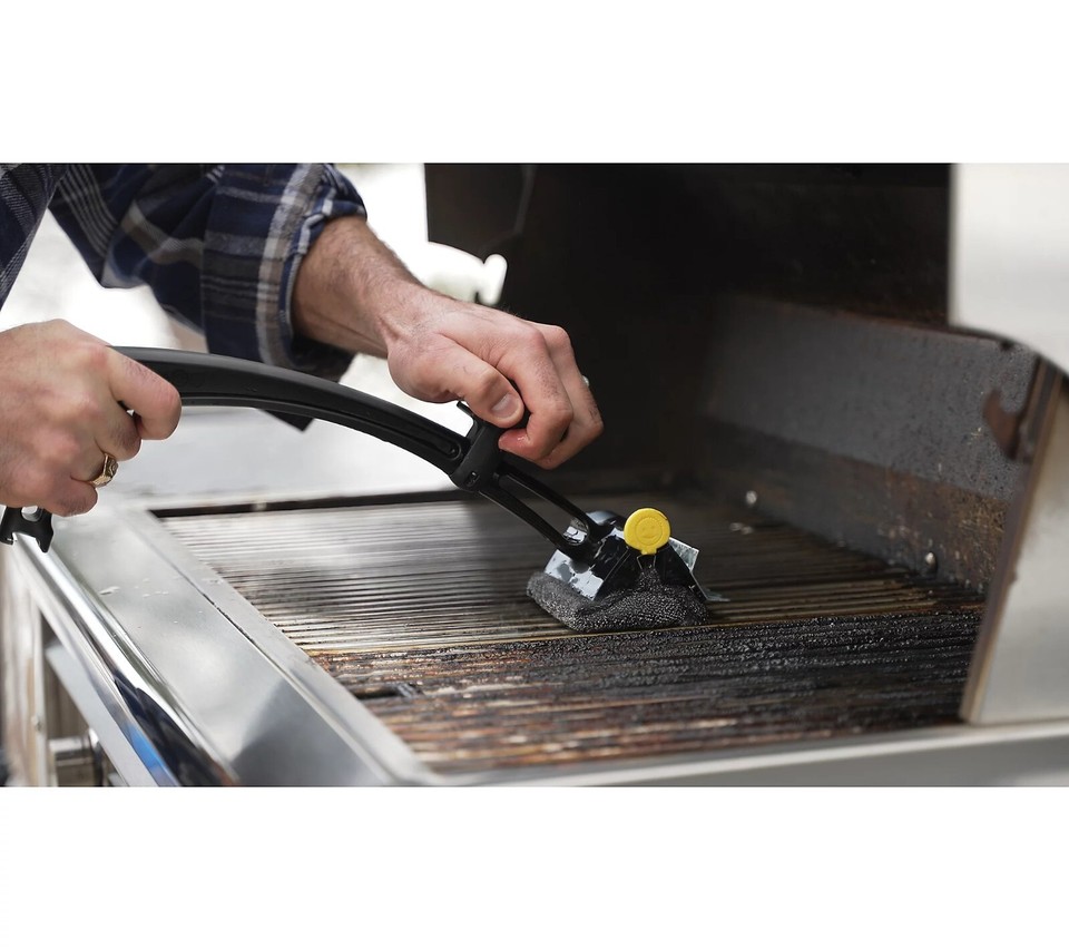 Scrub Daddy BBQ Daddy Grill Brush w/ 2 BBQ Daddy Refill Heads | eBay